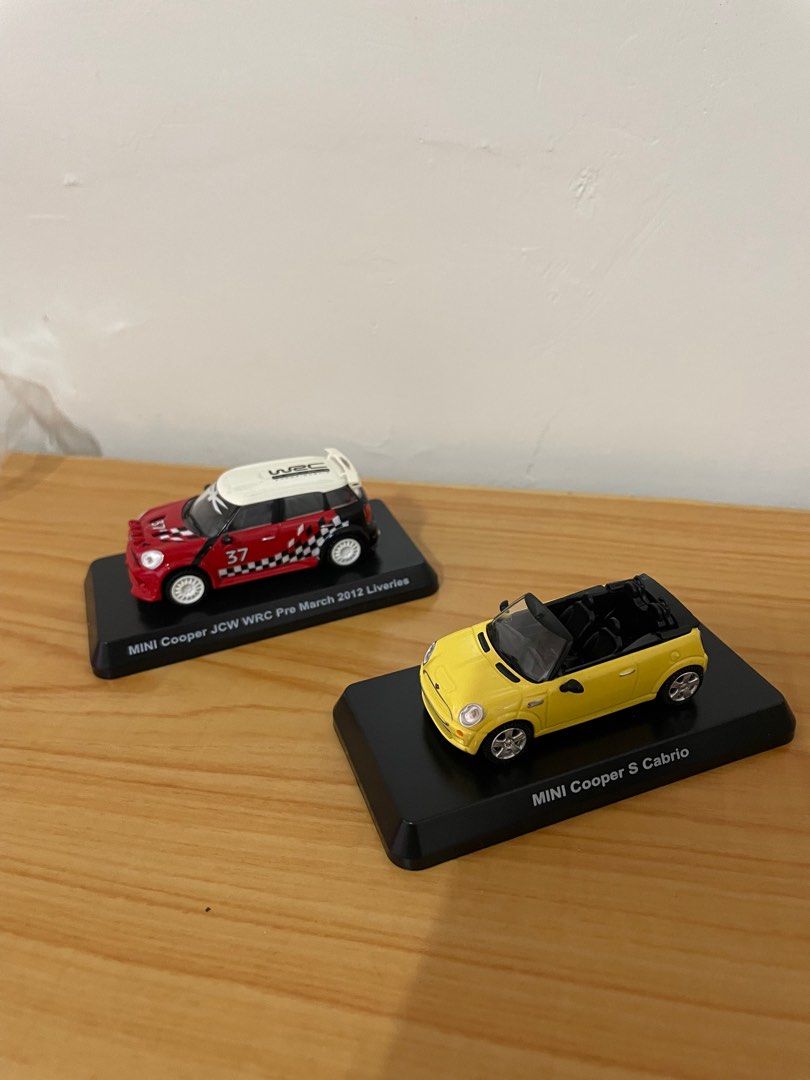 （優惠組合）mini cooper 模型車-2入組, 書籍、休閒與玩具, 玩具、公仔、桌遊在旋轉拍賣