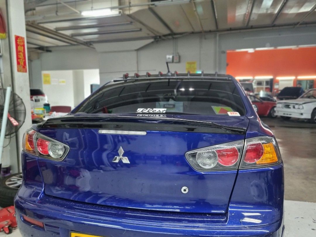 Mitsubishi Lancer EX Evo Exterior Accessories Front Lip Spoiler Roof ...