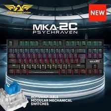 MKA-2C PRO PSYCHRAVEN MECHANICAL KEYBOARD, Computers & Tech, Parts ...