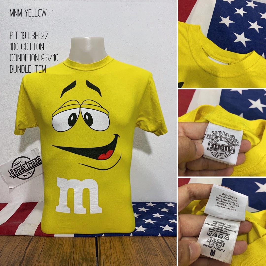 MNM YELLOW, Men's Fashion, Tops & Sets, Tshirts & Polo Shirts on Carousell