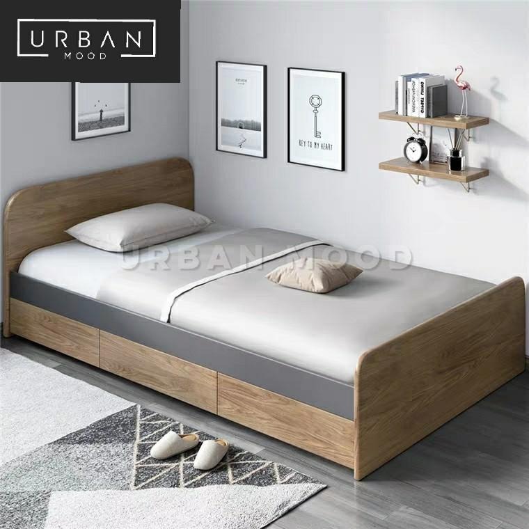 MOB Modern Industrial Bedframe, Furniture & Home Living, Furniture, Bed ...