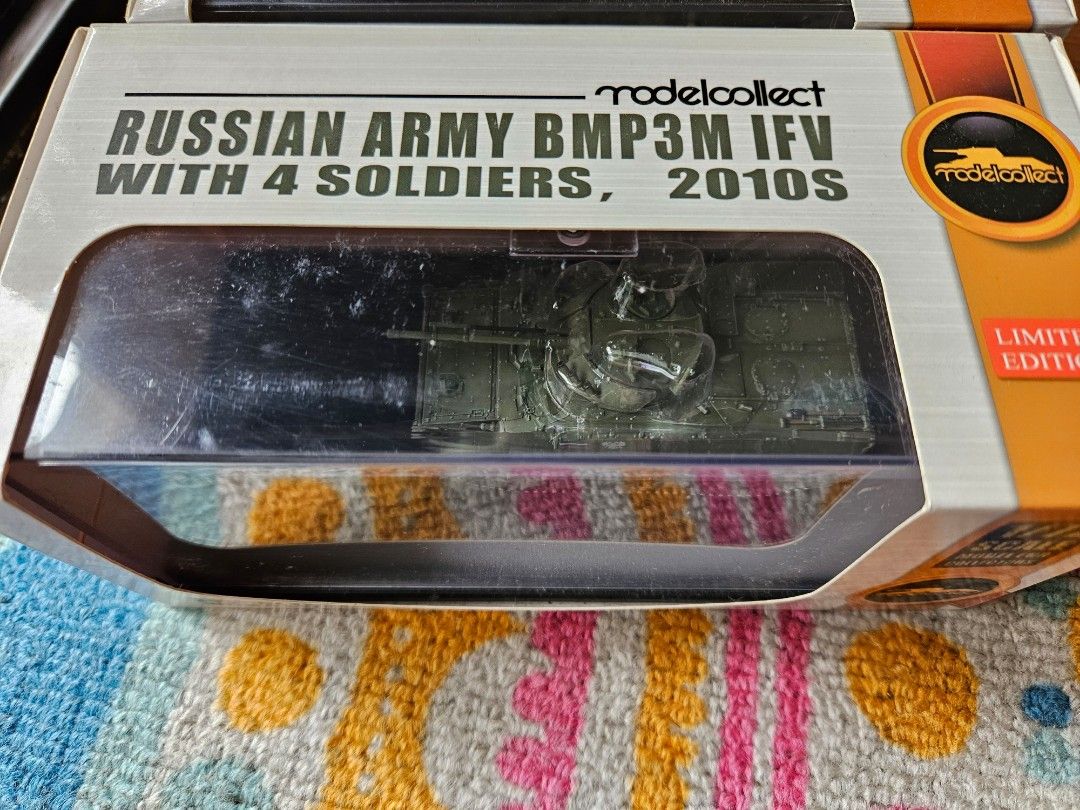 Model Collect Russian BMP-3M IFV w/4 soldiers [1:72 Fully Built Model ...