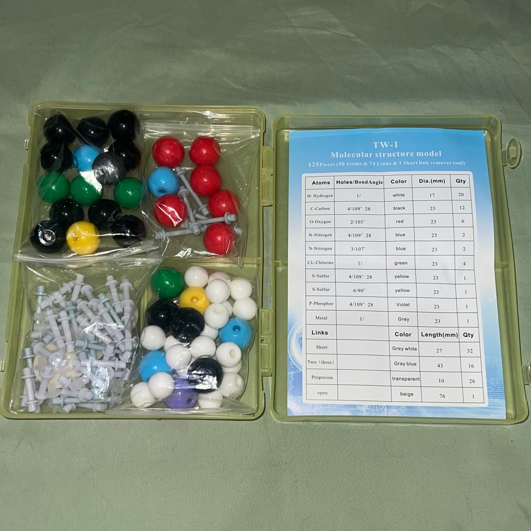 Molecular Structure Model Chemistry, Hobbies & Toys, Toys & Games on ...