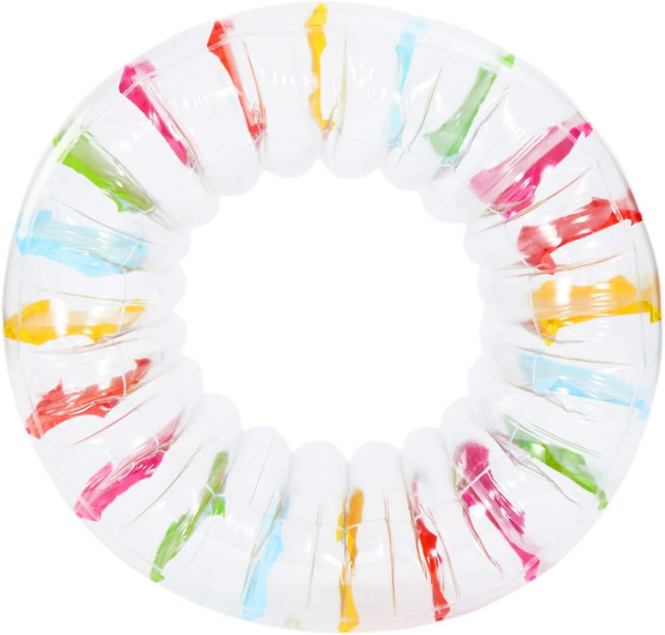 MorTime Inflatable Roller Float, 40" Colorful Water Wheel, Swimming ...