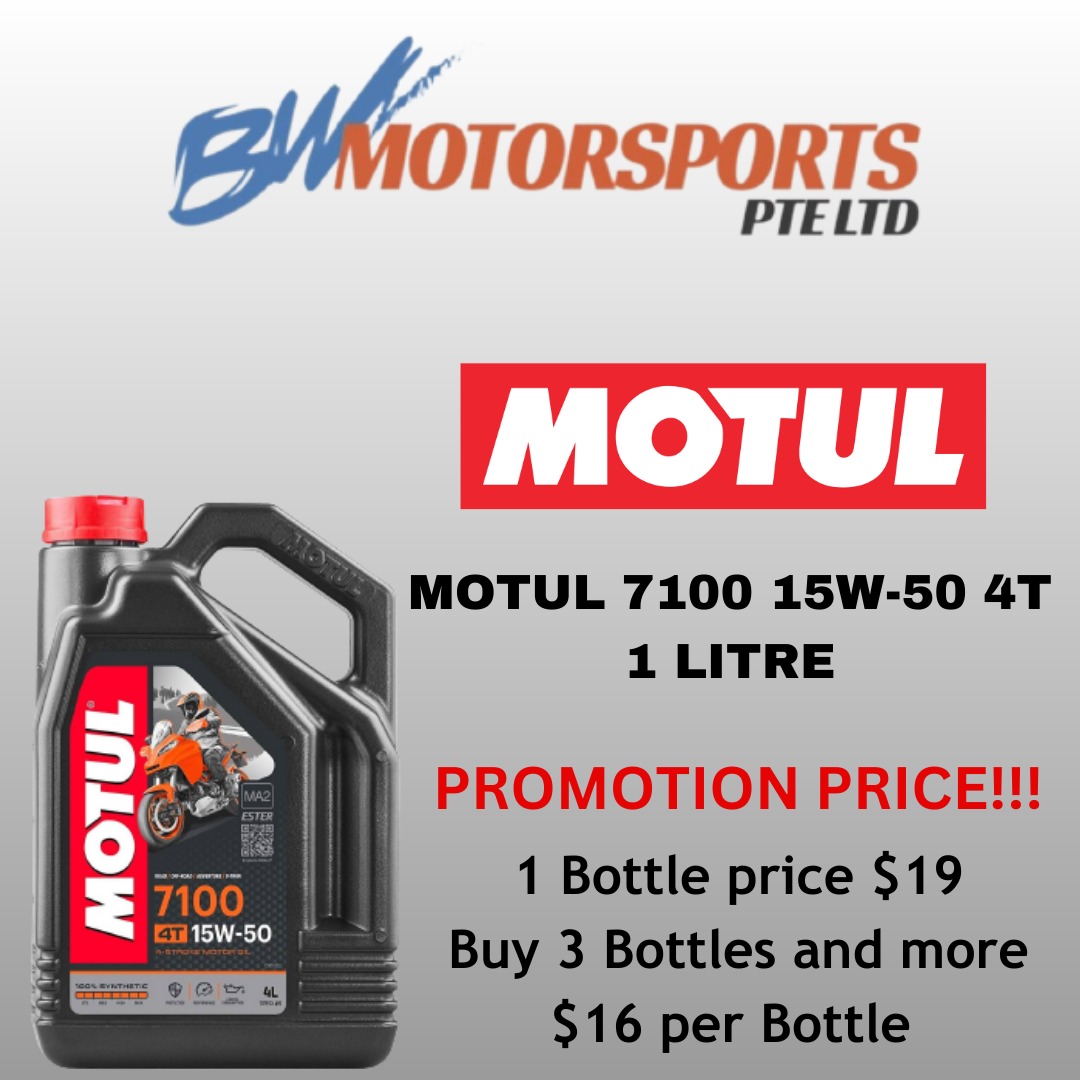 MOTUL 7100 15W-50 (1 LITRE), Motorcycles, Motorcycle Accessories on ...