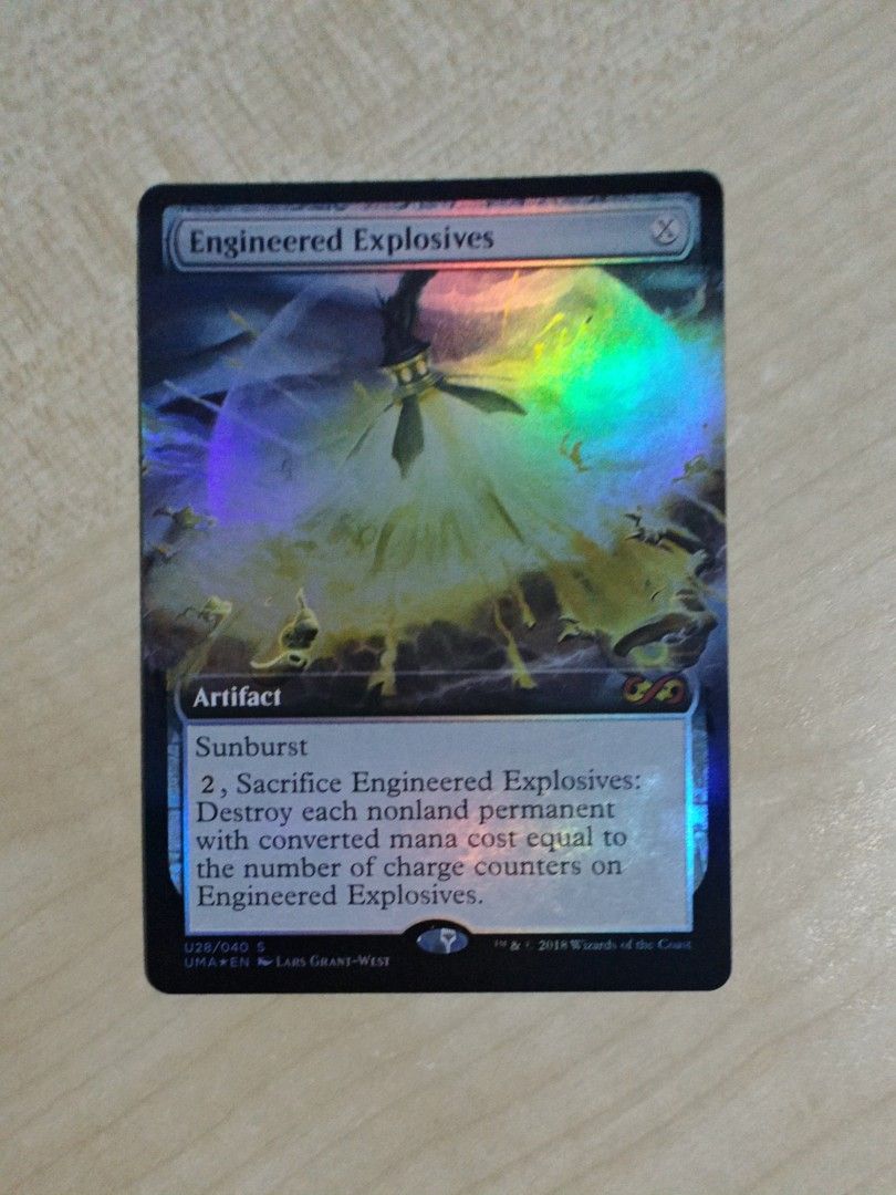 MTG Engineered Explosives Box Topper Foil NM, Hobbies & Toys, Toys & Games on Carousell
