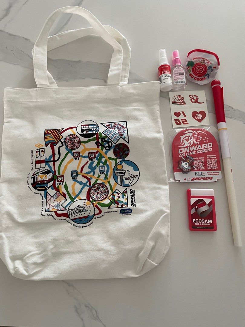 NDP 2023 fun pack, Women's Fashion, Bags & Wallets, Tote Bags on Carousell