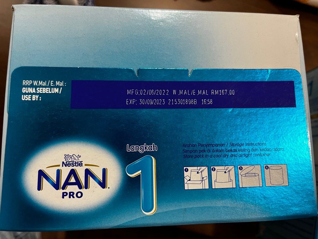 Nestle Nan Pro 1 - infant formula, Babies & Kids, Nursing & Feeding ...