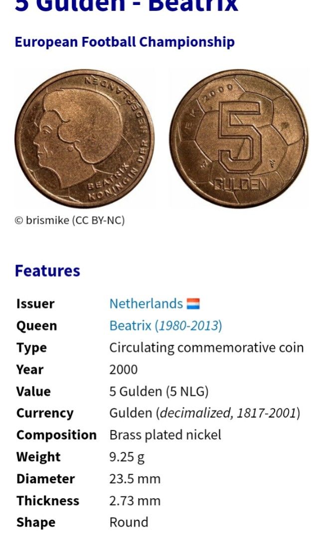 Netherlands 5 guilders, Hobbies & Toys, Memorabilia & Collectibles ...