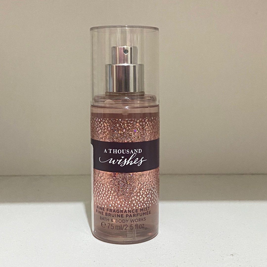 NEW BODY MIST BBW A THOUSAND WISHES ATE BATH & BODY WORKS, Kesehatan ...