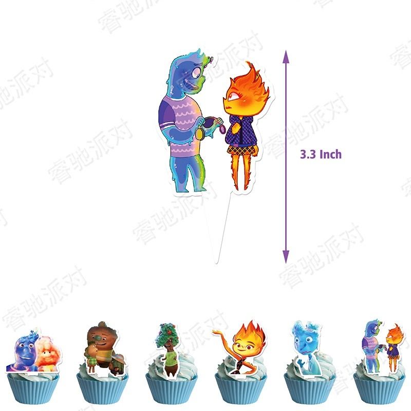 NEW Elemental Birthday Theme Set: Happy Birthday Banner, Hanging Swirls ...