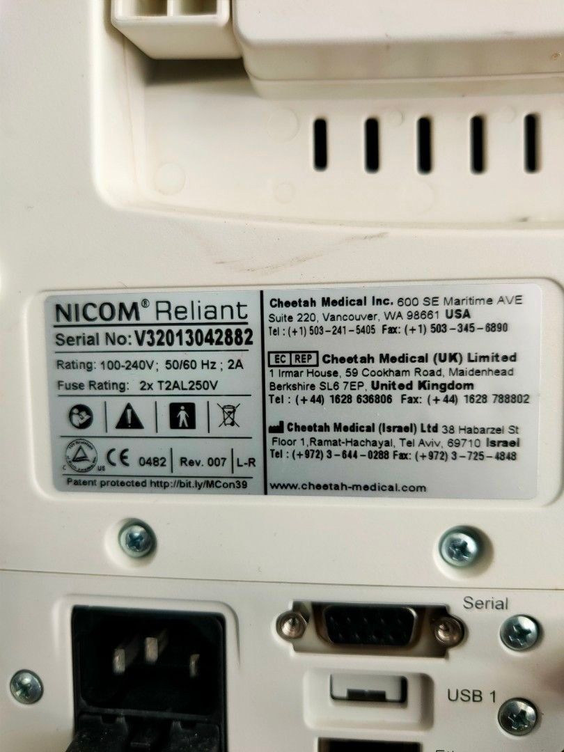NICOM Reliant patient Monitoring System for sale @ $ 1500 each(AAR 1877 ...