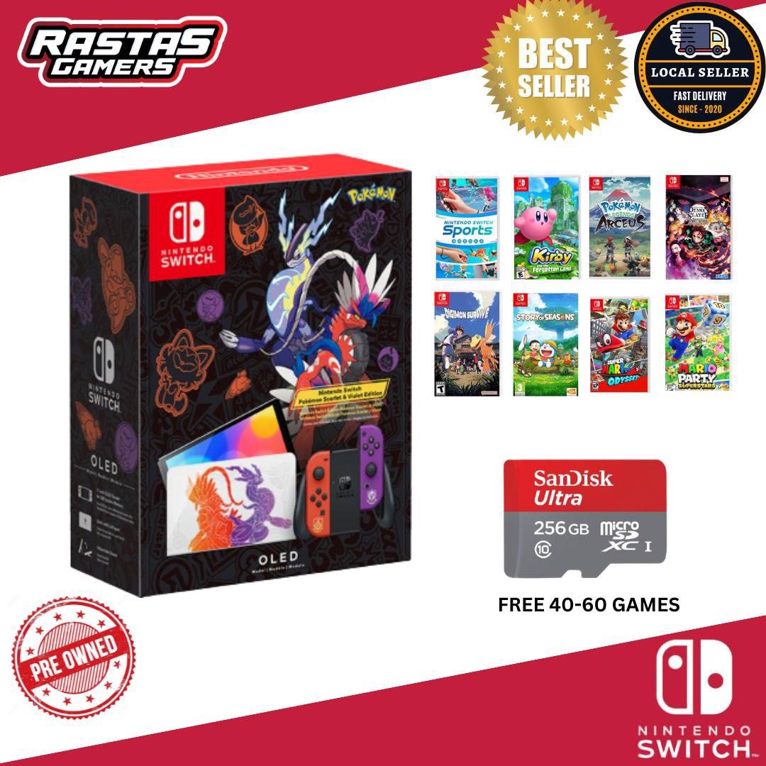 Nintendo oled pokemon full game, Video Gaming, Video Game Consoles ...