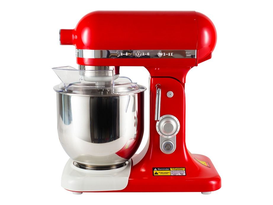 NNOFOOD Professional Series Stand Mixer KT-7500 (Blissful Red) 7L Heavy ...