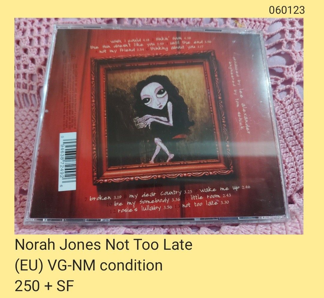 Norah Jones Not Too Late CD (unsealed) on Carousell Norah Jones Not Too Late CD (unsealed) on Carousell