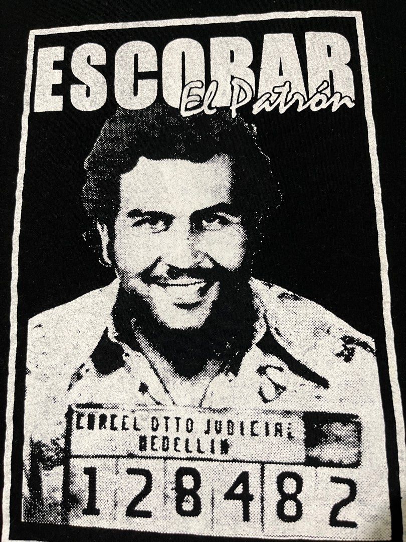 Pablo Escobar Mugshot Tee, Men's Fashion, Tops & Sets, Tshirts & Polo ...