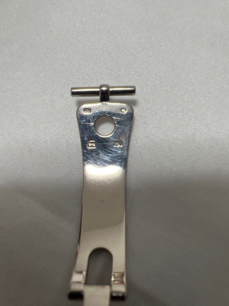 Patek white gold deployant clasp 14mm, Luxury, Watches on Carousell