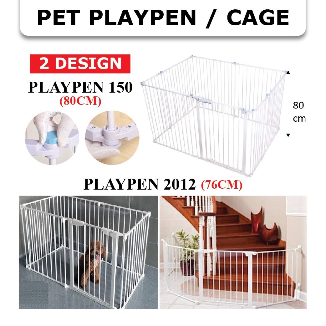 Pet Gate | Pet Playpen | Pet Cage | Rabbit Cat Dog Safety Gate, Pet ...