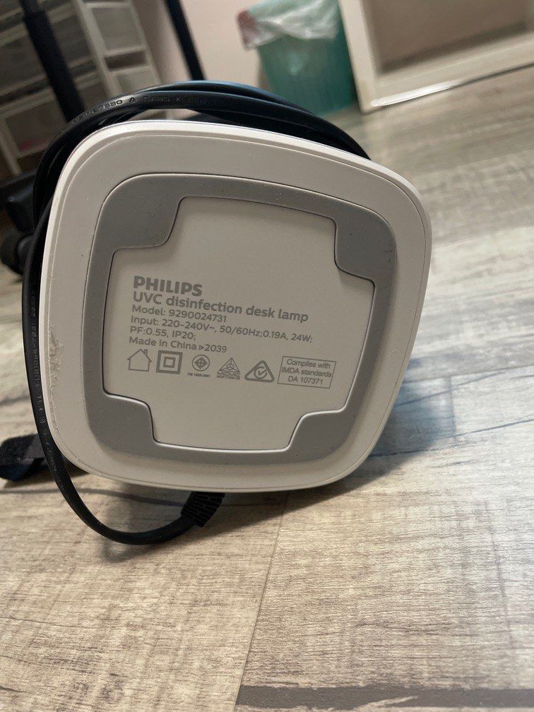 Philips uvc disinfection desk lamp, TV & Home Appliances, Other Home ...