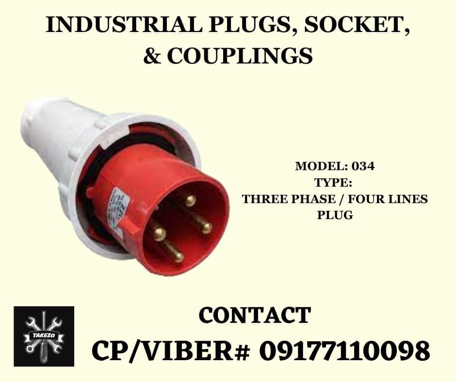 PLUGS , SOCKETS , & COUPLING, Commercial & Industrial, Industrial ...