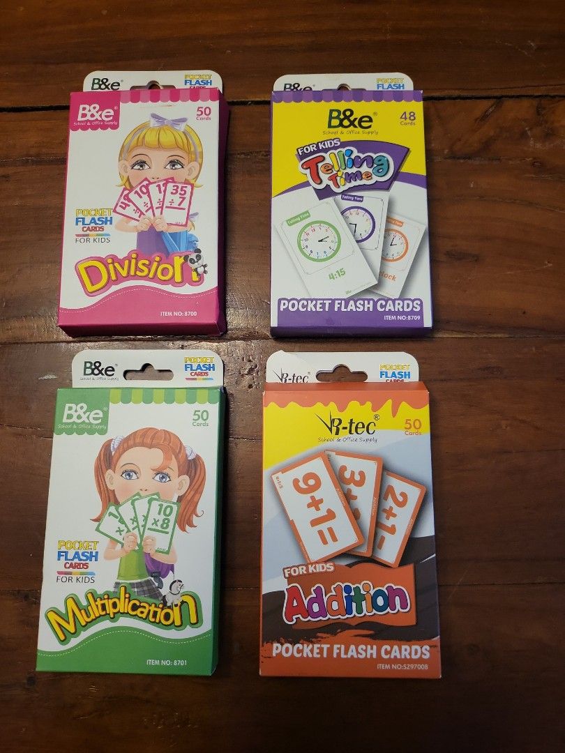 Pocket Flash Cards, Hobbies & Toys, Toys & Games on Carousell