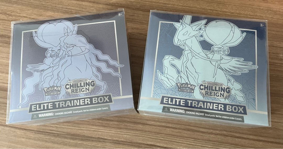 Pokemon Chilling Reign Elite Trainer Box Set, Hobbies & Toys, Toys ...