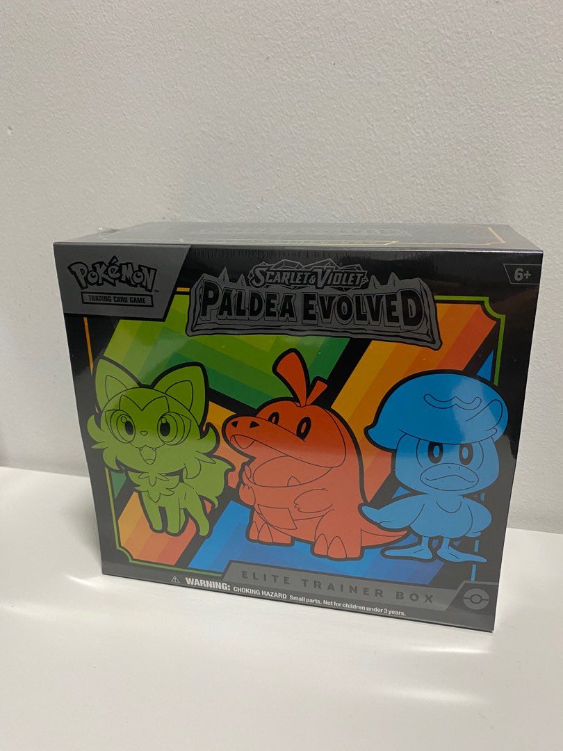 Pokemon Paldea Evolved ETB Elite Trainer Box, Hobbies & Toys, Toys ...