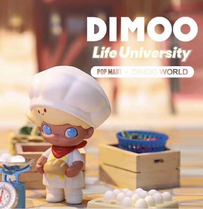 Popmart Dimoo Life University Baker, Hobbies & Toys, Toys & Games on ...