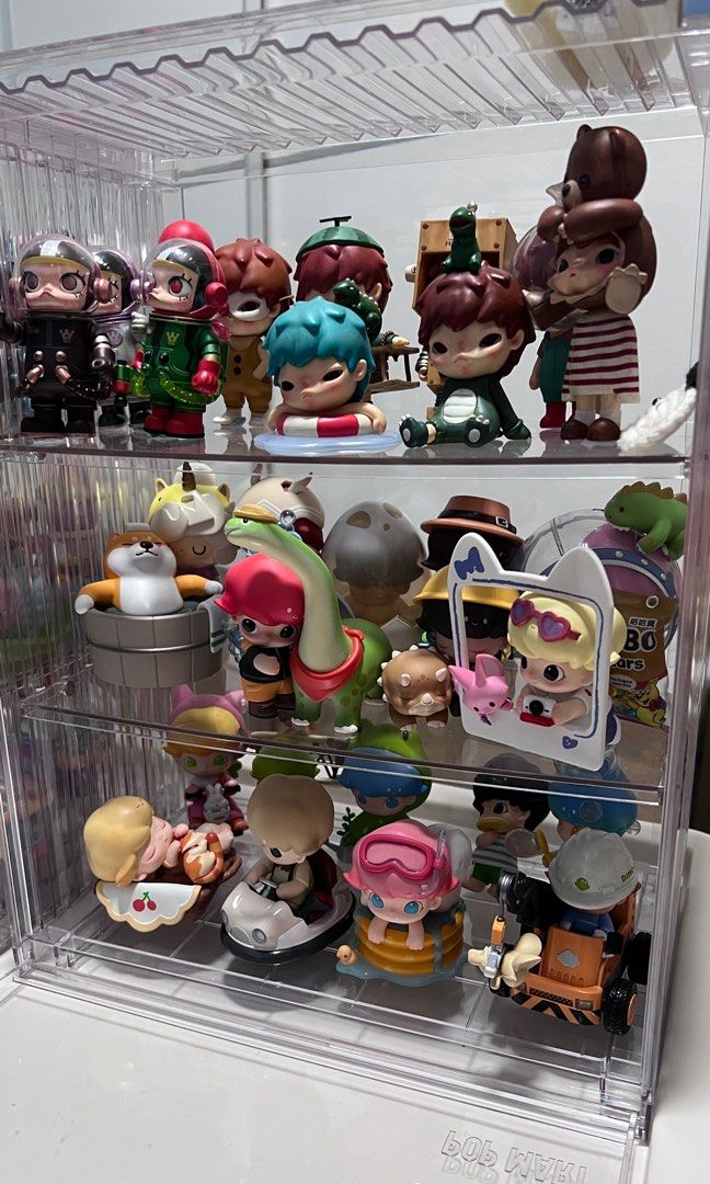 Popmart display case storage 3 tier level, Hobbies & Toys, Toys & Games ...