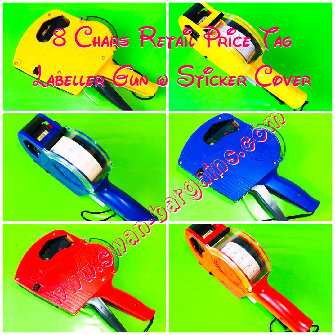 Portable 8 Characters Retailer Price Tag Expiry Date Labellibg Tagging ...