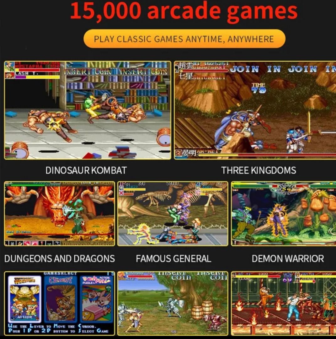 Portable X7s Retro Av Out Tv Game Console Large Screen Game Machine ...