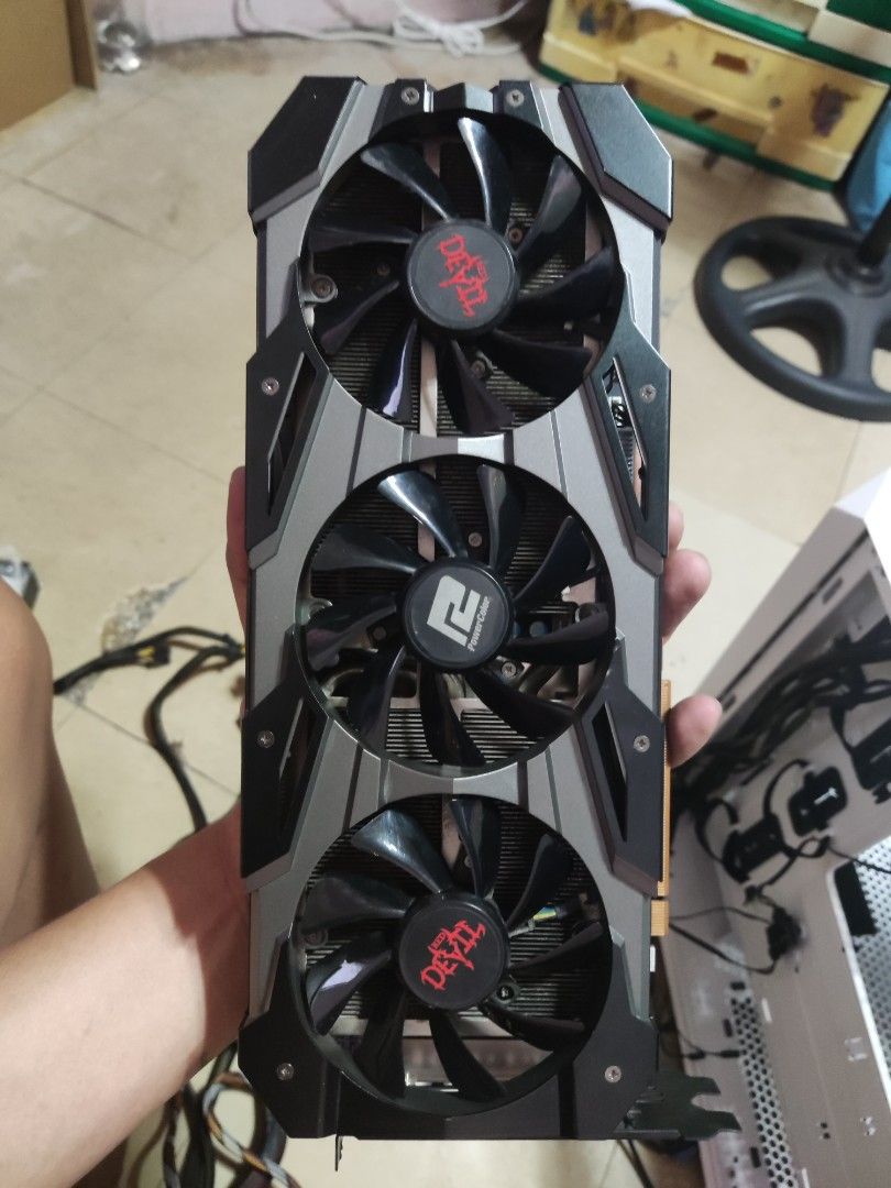 Power Color Red Devil RX 5700 XT RGB, Computers & Tech, Parts & Accessories, Computer Parts on ...