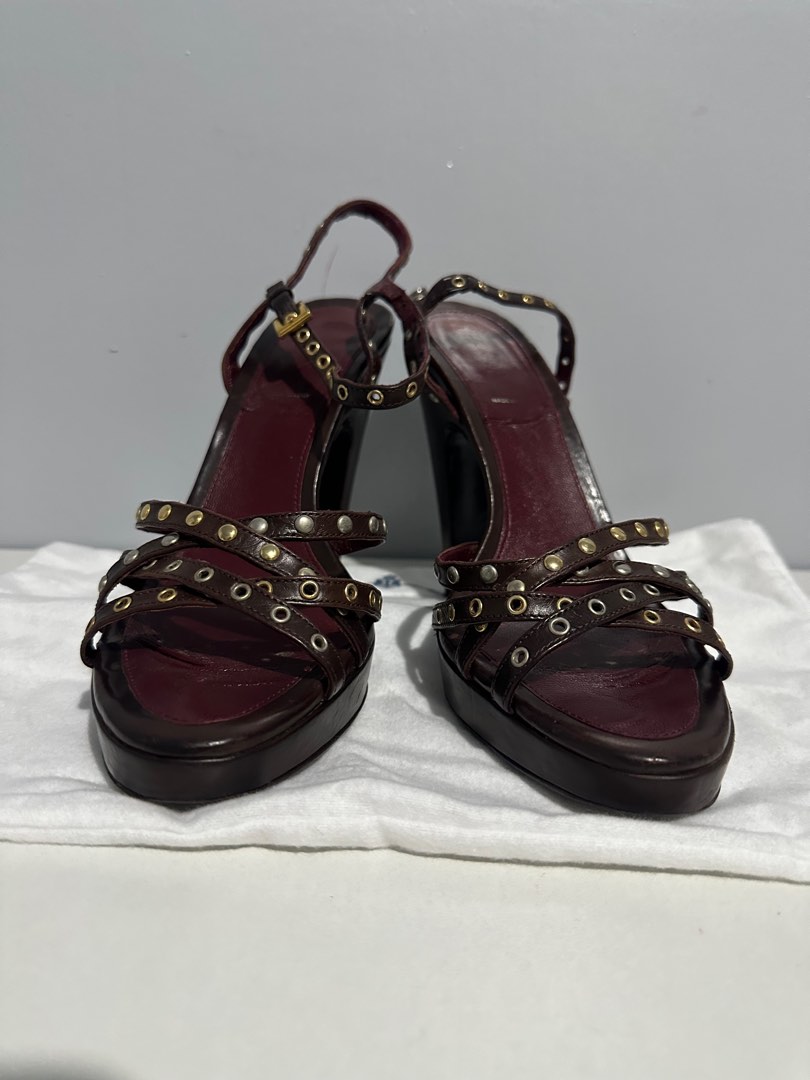 Prada heel shoes, Luxury, Sneakers & Footwear on Carousell