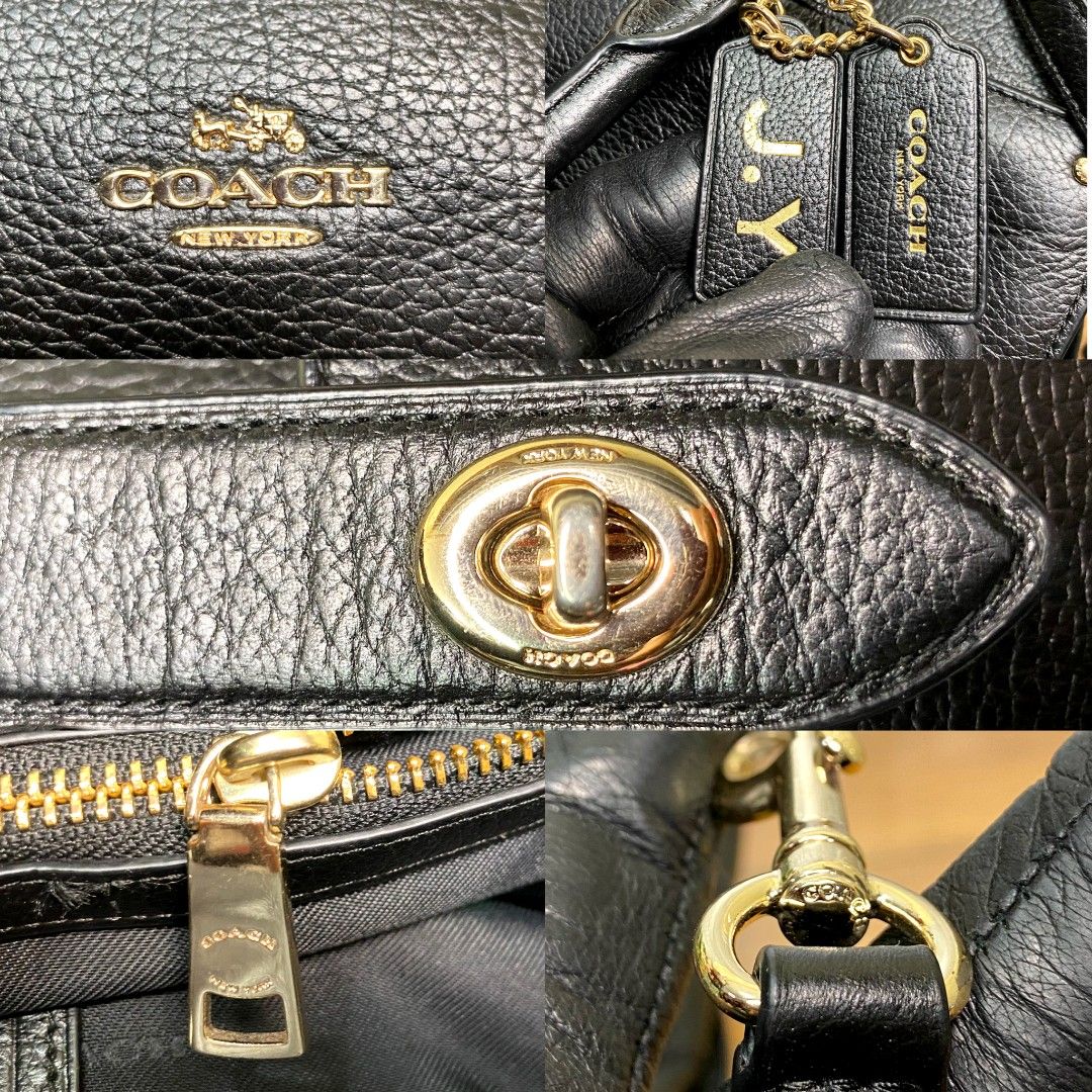 preloved tas second kulit asli coach campbell original, Fesyen Wanita ...