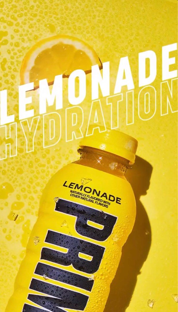 PRIME HYDRATION LEMONADE, Food & Drinks, Beverages on Carousell