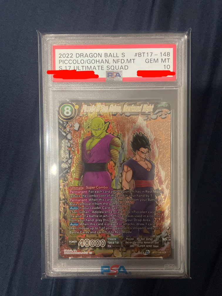 PSA 10 Piccolo & Son Gohan Newfound Might, Hobbies & Toys, Toys & Games ...