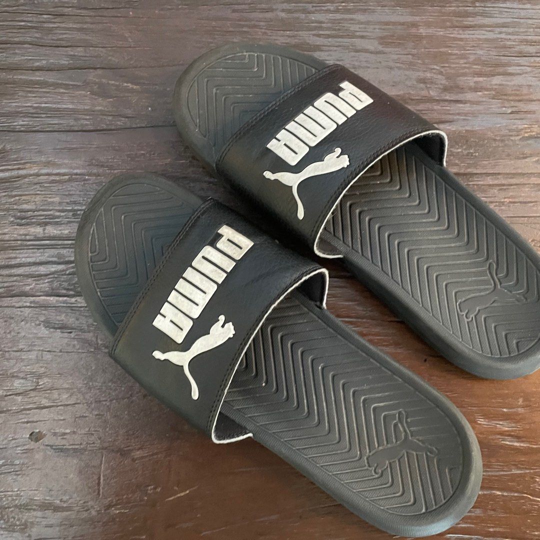 Puma Slides, Men's Fashion, Footwear, Flipflops and Slides on Carousell