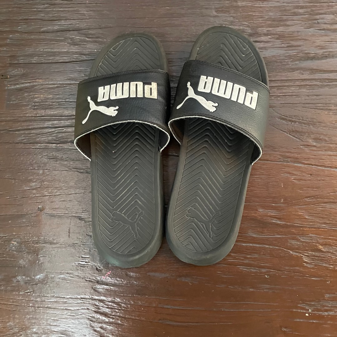 Puma Slides, Men's Fashion, Footwear, Flipflops and Slides on Carousell