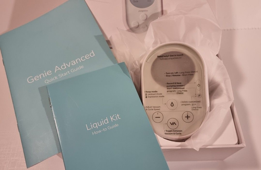 Pumpables Genie Advanced Portable Breast Pump, Babies & Kids, Nursing ...