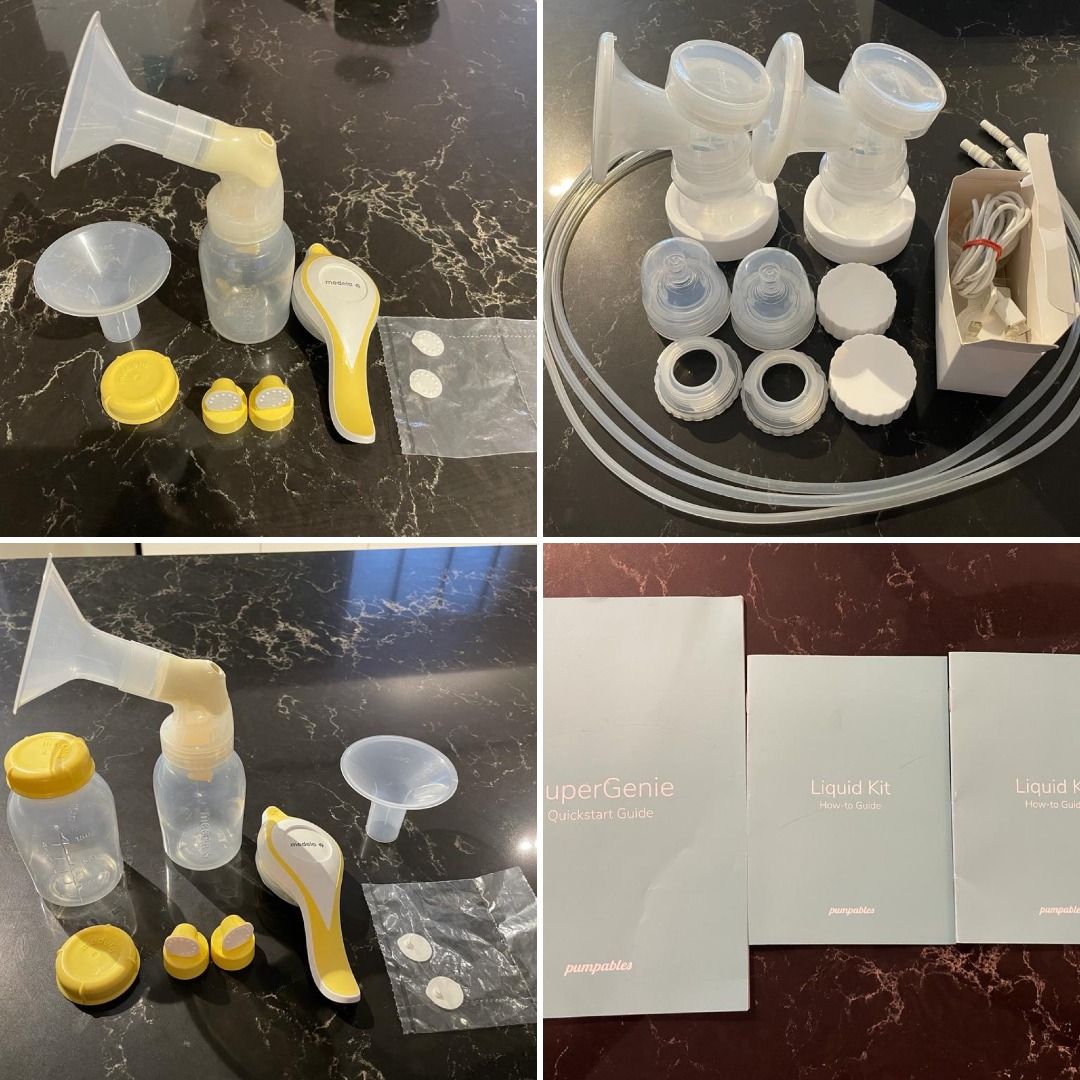 Pumpables Genie Hospital Grade Breast Milk Pump - with Medela cooling ...