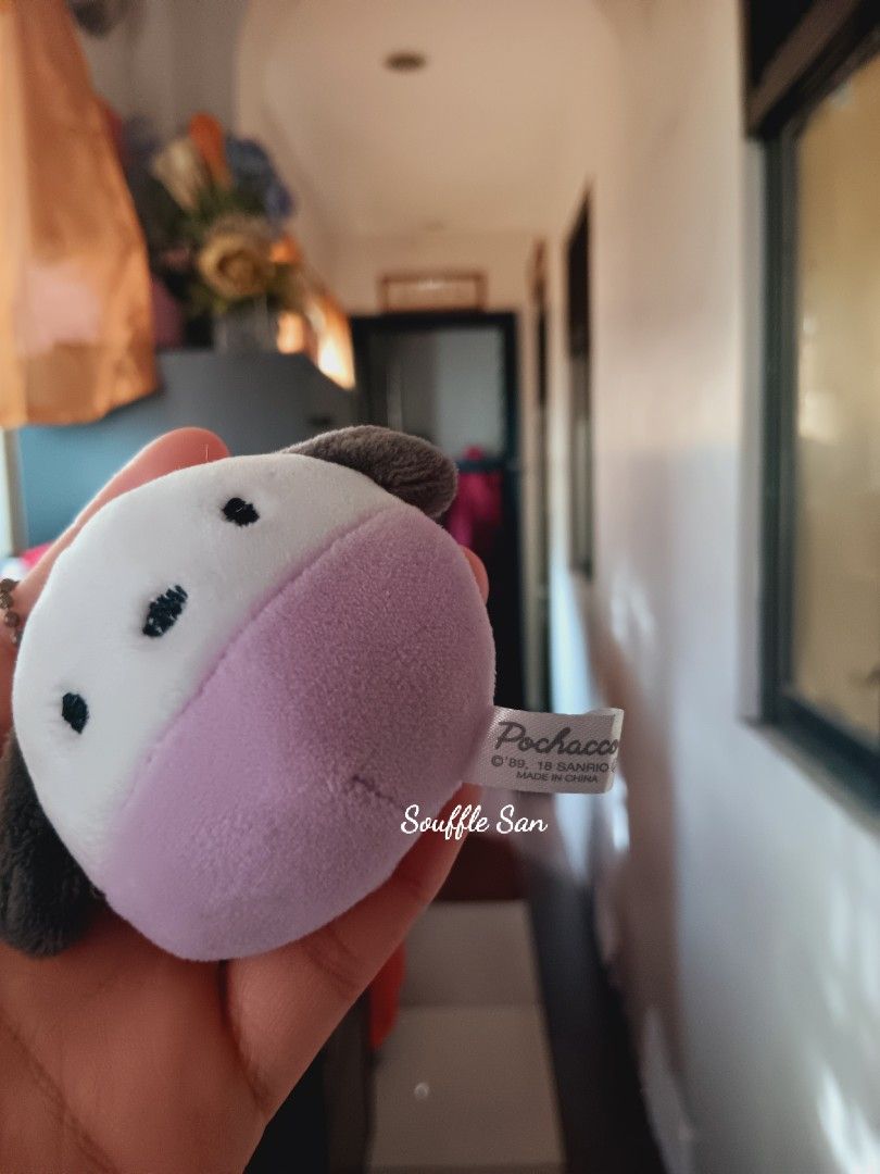 purple pochacco mallow charm plush, Hobbies & Toys, Toys & Games on Carousell