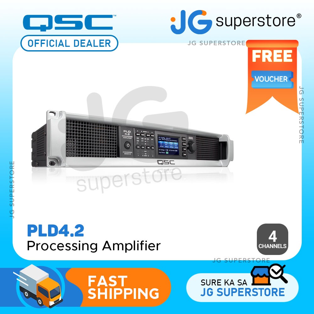 QSC PLD4.2 Processing Amplifier | JG Superstore, Photography ...