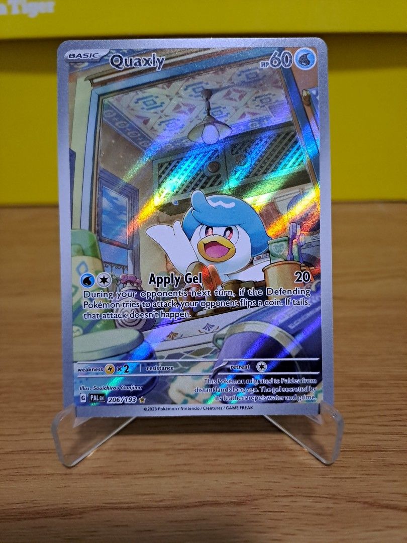 Quaxly Paldea Evolved Pokemon Card, Hobbies & Toys, Toys & Games on ...