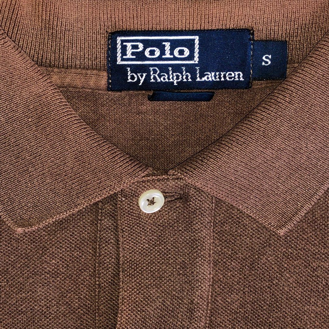 Rare Chocolate Brown Ralph Lauren Polo Shirt on Carousell