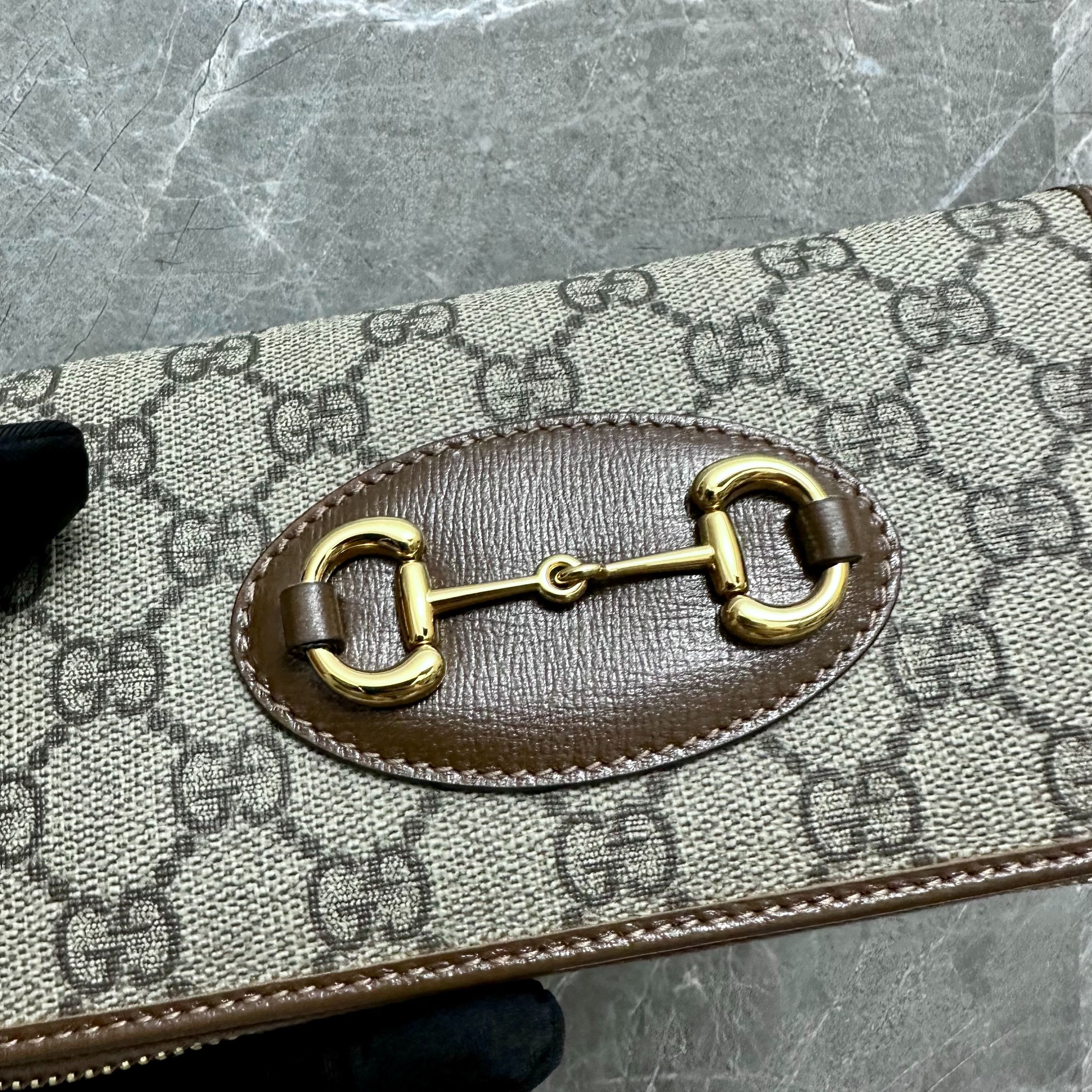 *Receipt Full Set* Gucci Horsebit 1955 Wallet, Luxury, Bags & Wallets ...