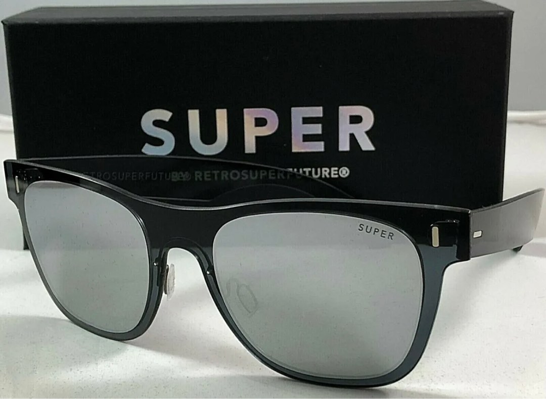 RETROSUPERFUTURE DUO-LENS CLASSIC SILVER&BLACK, Men's Fashion, Watches & Accessories, Sunglasses ...
