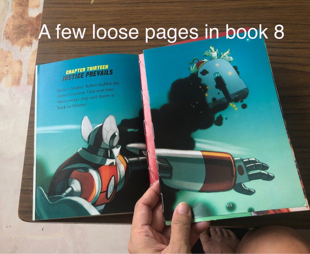 Ricky Ricotta’s Mighty Robot ( set of 8), Hobbies & Toys, Books ...