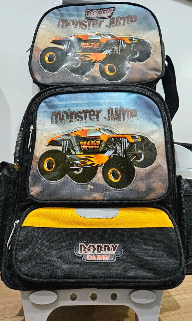 Robby Rabbit School Bag Trolley, Babies & Kids, Going Out, Diaper Bags ...