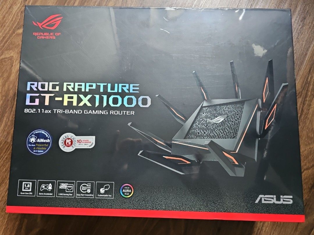 ROG RAPTURE GT-AX11000 GAMING ROUTER, Computers & Tech, Parts ...
