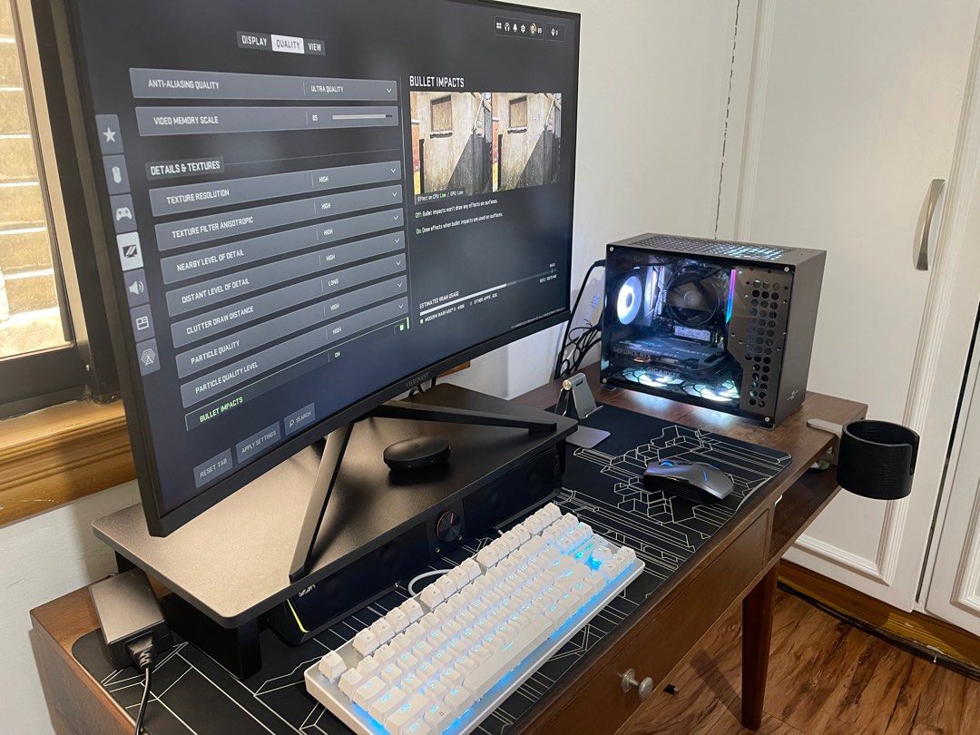 RUSH! RYZEN 5 5500 + RTX 3050 complete pc set w monitor and peripherals ...